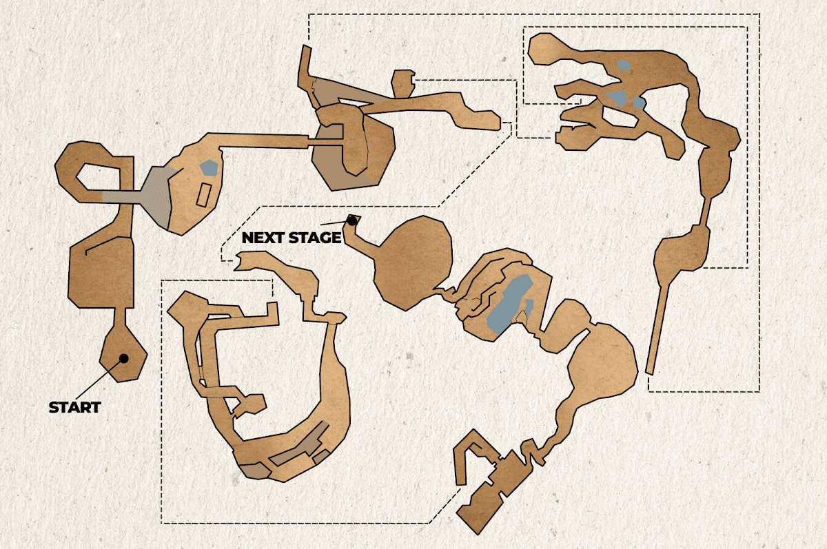 Webbed Hollow (Lower Strata) Map : Black Myth Wukong